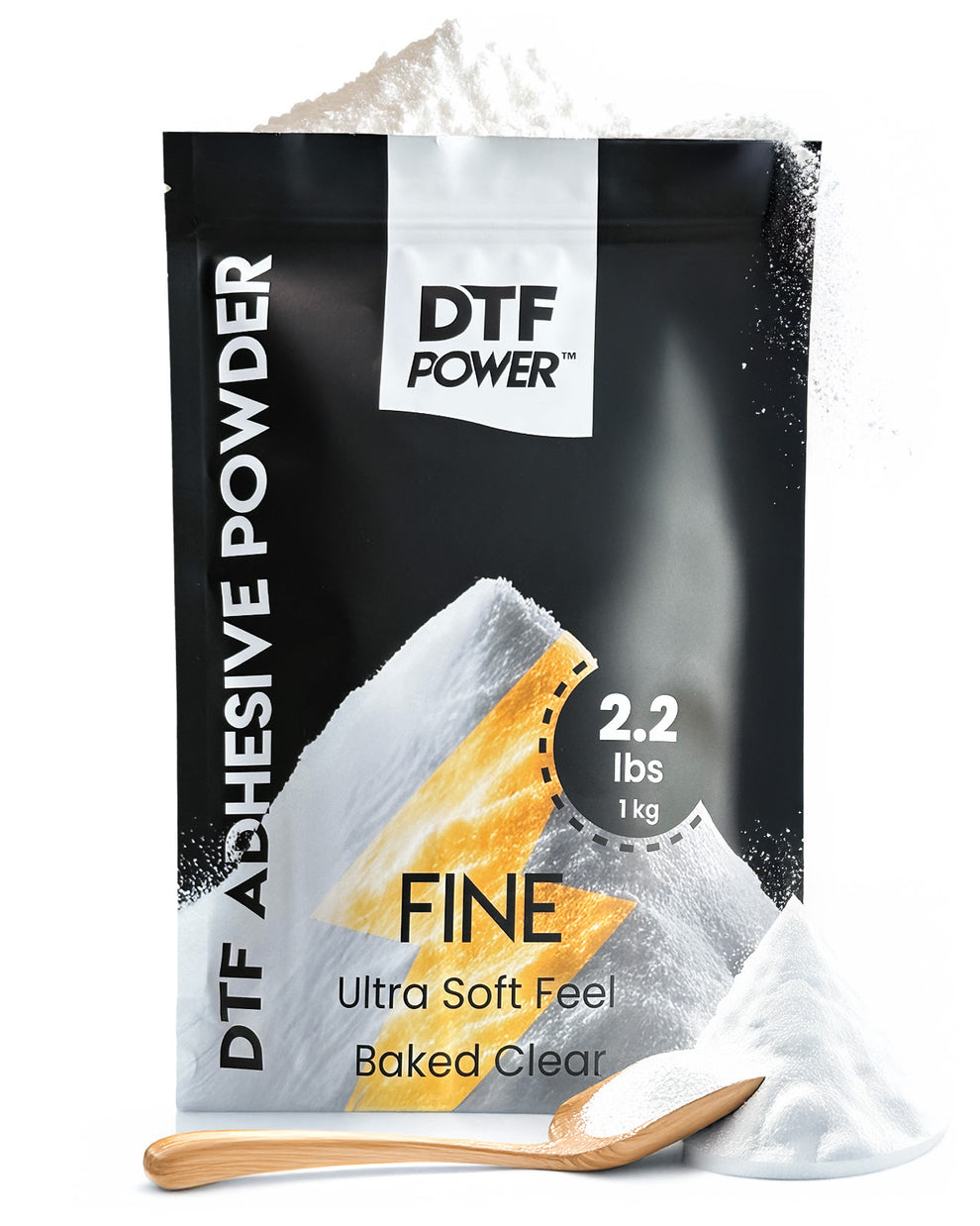 DTF Adhesive Powder - Soft Feel, High Elasticity - 2.2lbs – DTF POWER
